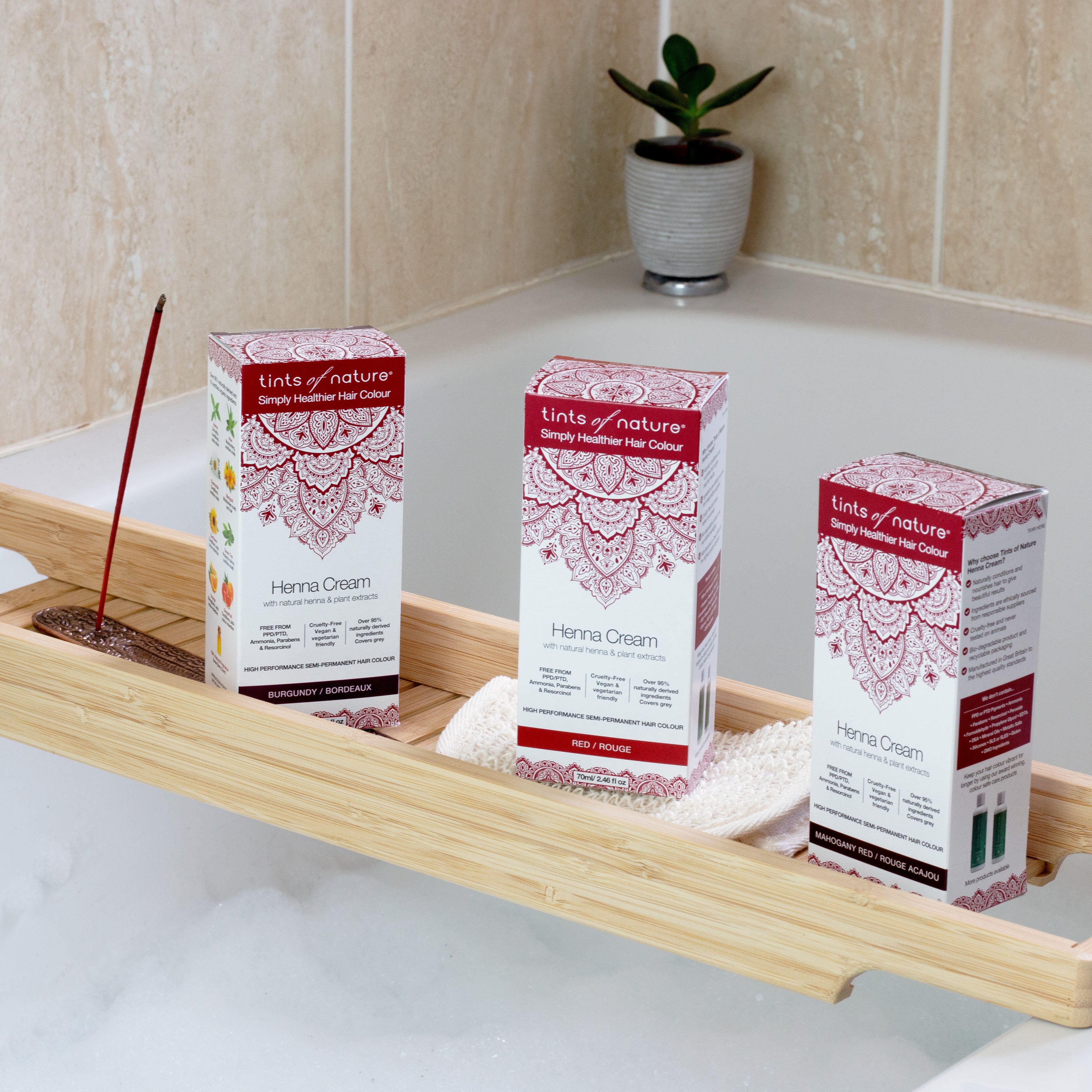 Ravishing Red Henna Cream - Vegan, Cruelty-Free & Organic Hair Dye ...