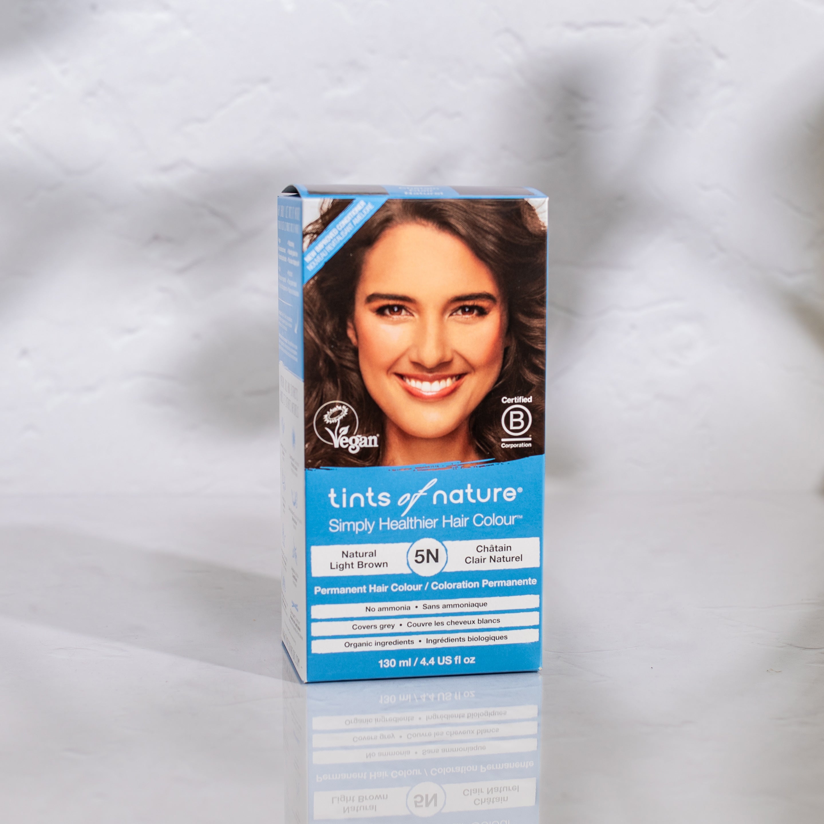 5N Natural Light Brown Permanent Hair Dye - Tints of Nature
