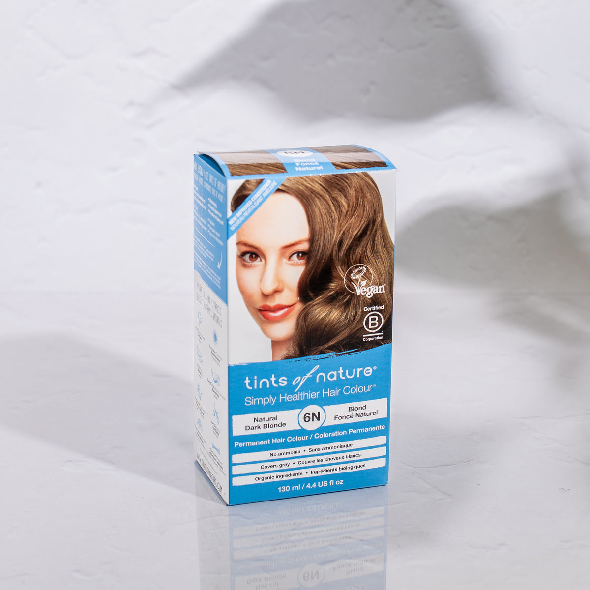 6N Natural Dark Blonde Permanent Hair Dye - Tints of Nature