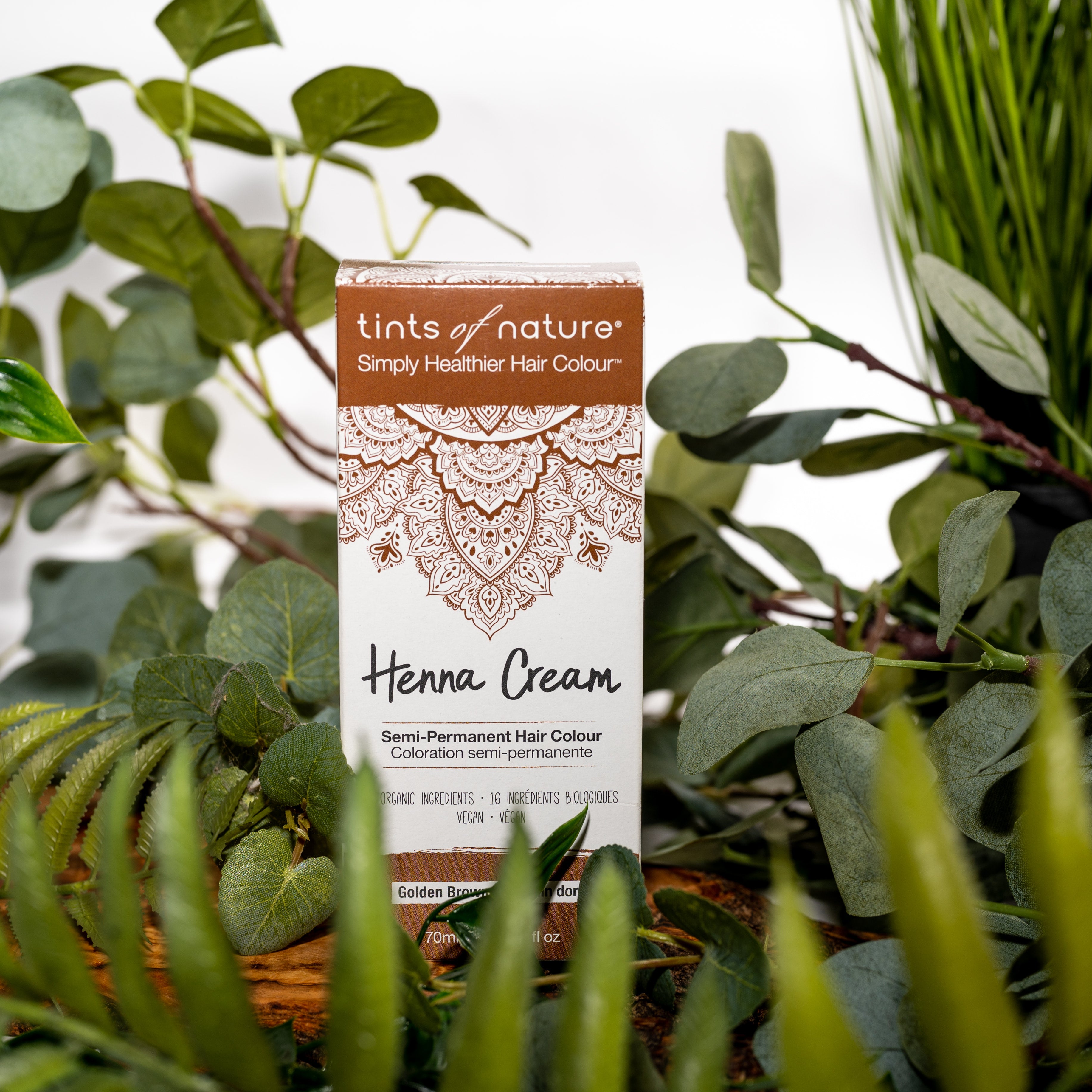 Golden Brown Luster Henna Cream - Cruelty-Free, Vegan & Organic Hair ...